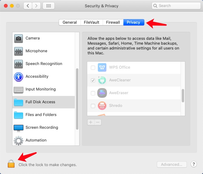 Enable Full Disk Access in macOS: Mac OS Support Enable Full Disk Access in macOS: Mac OS Support